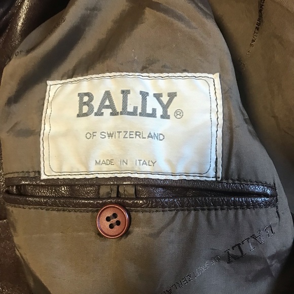 Bally | Jackets & Coats | Vintage Bally Leather Bomber Jacket | Poshmark